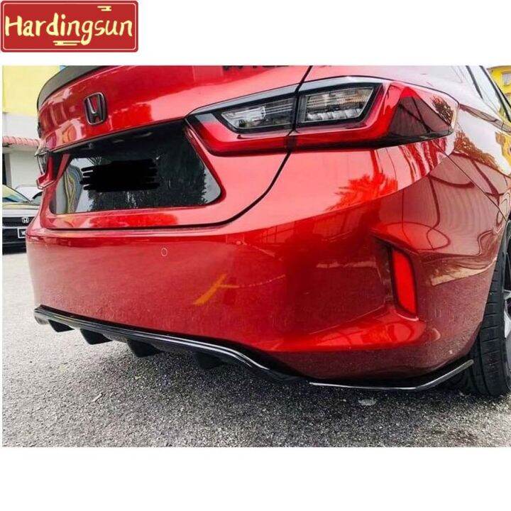Hardingsun Honda City GN Rear Bumper Lip Splitter Diffuser Spoiler Kit | Lazada PH
