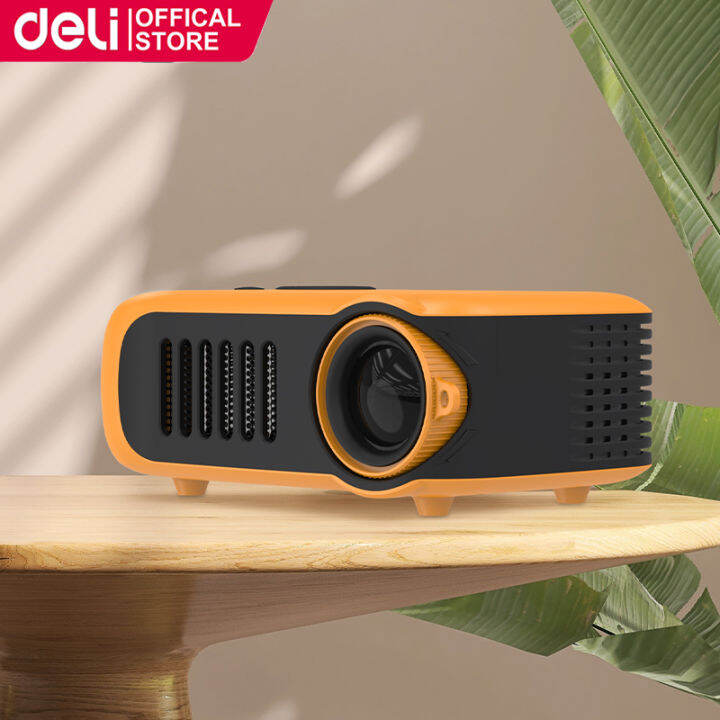 Deli Protable Projector 1000 lumens Projector FULL HD 1080P Mini ...