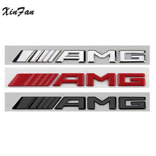 XINFAN Benz new C-class E-class c260l e300l c400l GLC modified AMG car logo letter rear end logo ...