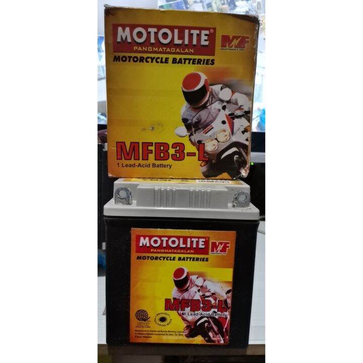 {GCF} Motolite Motorcycle Battery (3L/4L/5L/5A/7A/9B) | Lazada PH