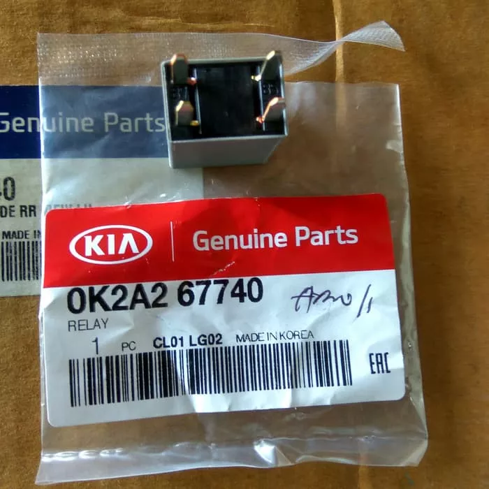 RELAY A/C 4PIN GENUINE PART (ORIGINAL) [ OK2A2-67-740 ] KIA SEPHIA ...