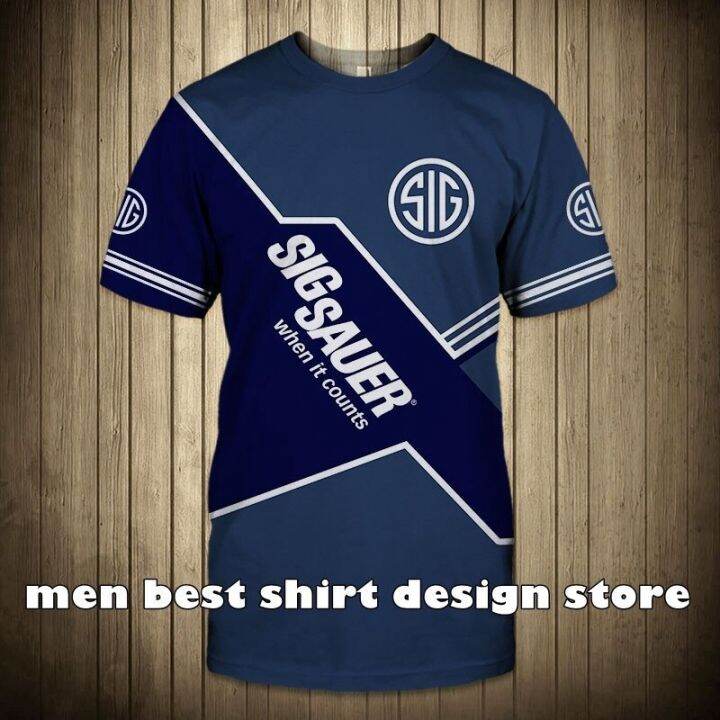 เสื้อยืด SIG SAUER 3 มิติ พิมพ์ลาย Full Body 3 XS-5XL | Lazada.co.th