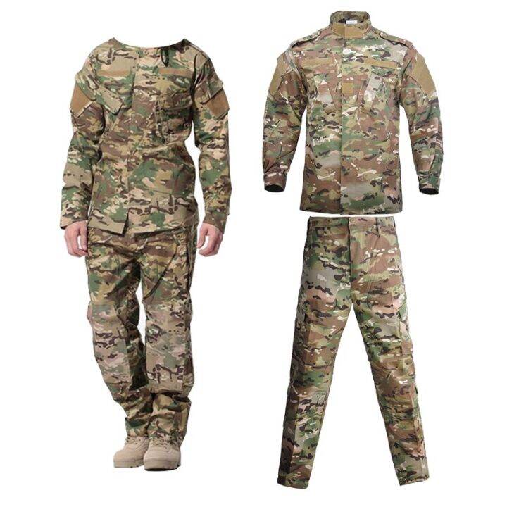 Tactical Uniform Camouflage Army Men Clothing Forces Soldier Training ...