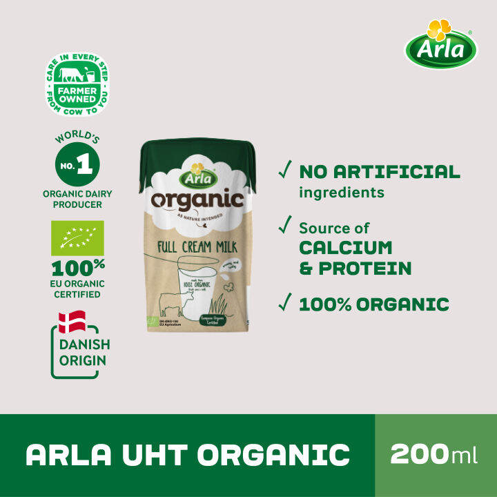 Arla UHT organic milk 200ml | Lazada Indonesia