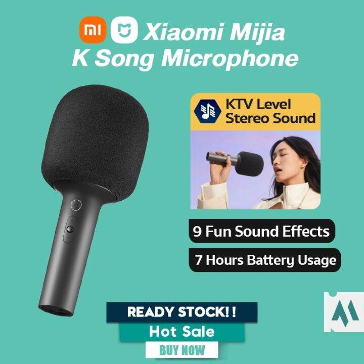 Mijia K Song Microphone Videoke Mic KTV Stereo Rechargeable Dsp Karaoke Speaker | Lazada PH