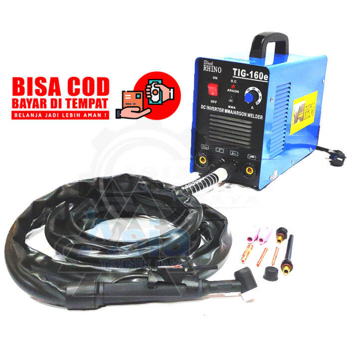 Rhino Tig 160 E Mesin Las Argon 160A Trafo Travo Las Stainless Steel ...