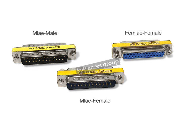 หัวแปลง DB25 (25พิน) Parallel ผู้-ผู้ / เมีย-เมีย / ผู้-เมีย พาราเรียล ...