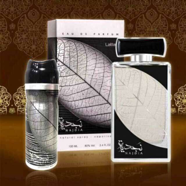 Najdia perfume by Lattafa 💯 for men +free body spray | Lazada