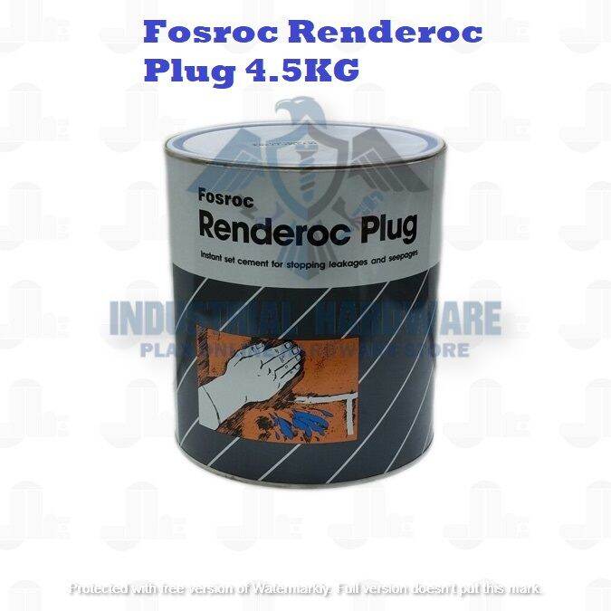 Fosroc Renderoc Plug Quick Dry Cement 4.5KG | Lazada