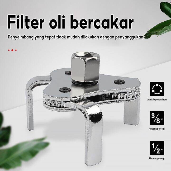 Kunci Filter Universal Oli 2 Way Oil Filter 55 -115mm Kunci Alat ...