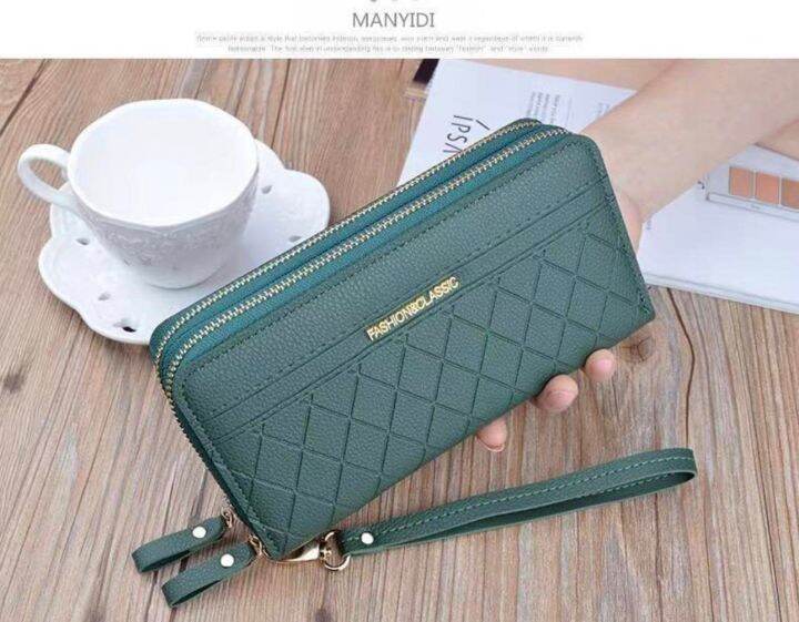 03 Double Zipper clutch Long Wallet For Women | Lazada PH