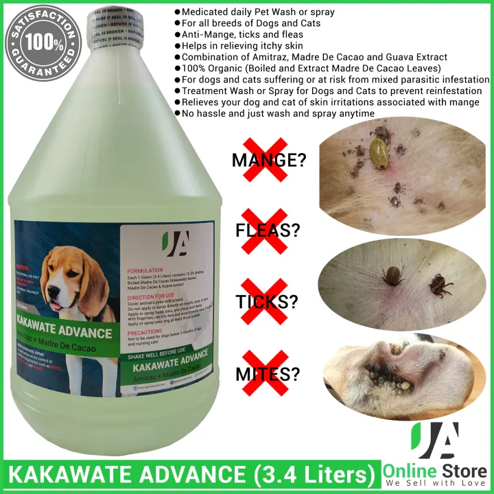 1 gallon Medication Pet Wash or Spray 100% Pure Madre De Cacao + Guava ...