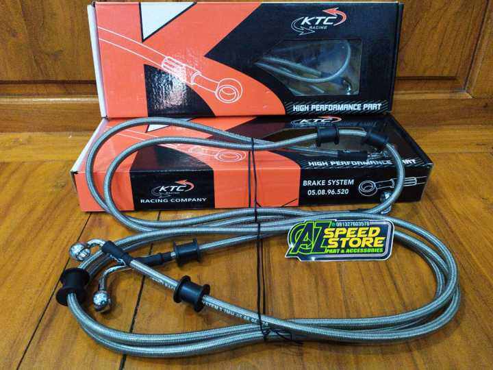Selang Rem Set Depan Belakang KTC Yamaha NMAX Cbs | Lazada Indonesia
