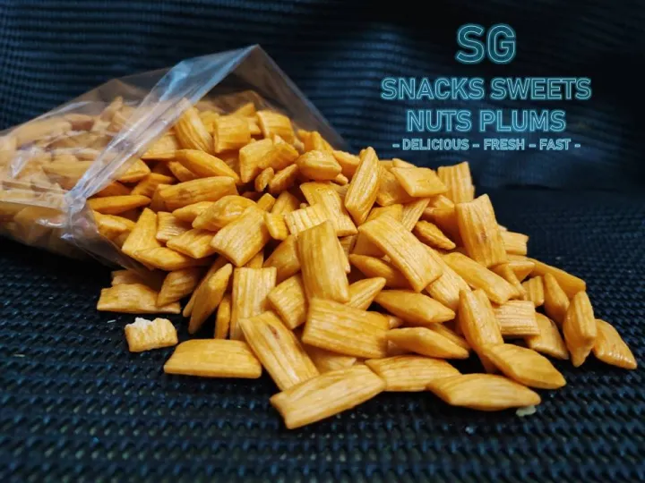 SG 100% Snek Ku Crab Original Flavored Crackers 100% 蟹味 （原味）ZIM TAO ...