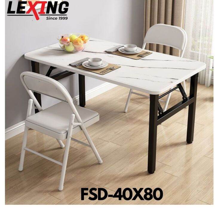 LEXING NEW TABLE ( PLASTIC CORNER) WOODEN TABLE ( FOLDABLE HIGH QUALITY ...