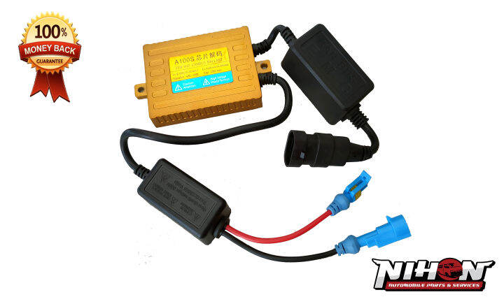 HID BALLAST 55W/12V UNIVERSAL CAR HEADLIGHT BALLAST REPLACEMENT (GOLD ...