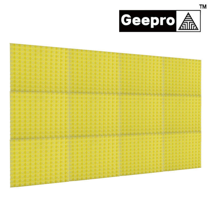 【Maximum Noise Absorption】Geepro 30x30x2.5cm 12PCS Acoustic Foam Egg ...