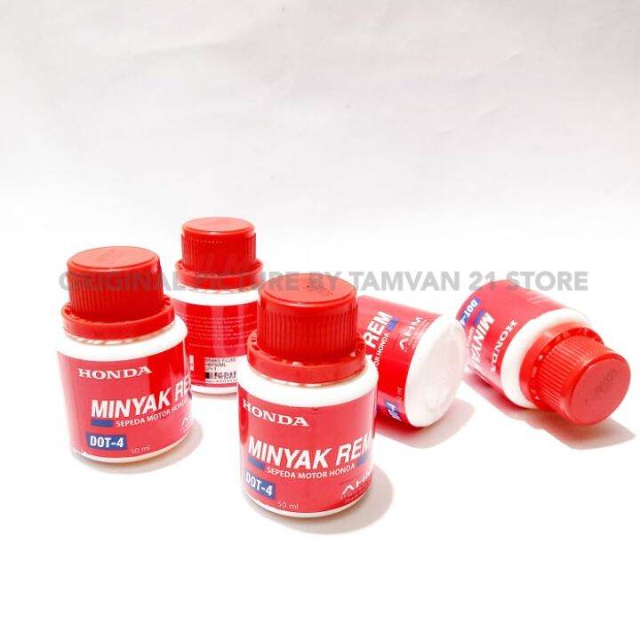 1 BOTOL OLI REM MINYAK REM 50ML ORIGINAL HONDA DOT 4 | Lazada Indonesia