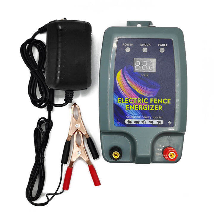 KKmoon Electric Livestock Fence Animals Raise Fence Energiser High ...