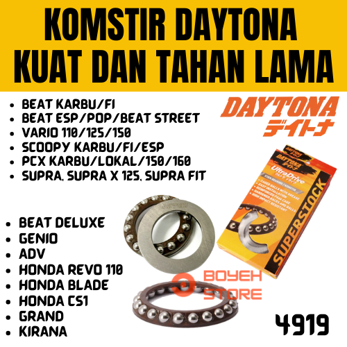 KOMSTIR STEERING VARIO 125/VARIO 110/VARIO 150 DAYTONA 4919 | Lazada ...