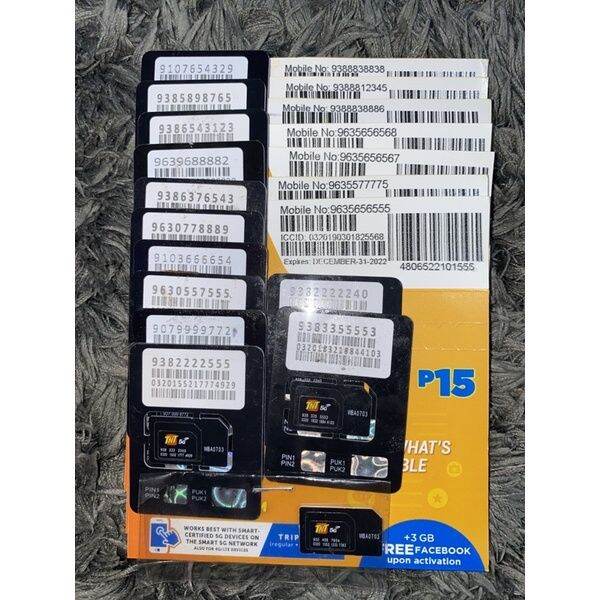 TNT 5g VANITY NUMBER SIM CARD [RARE2] | Lazada PH