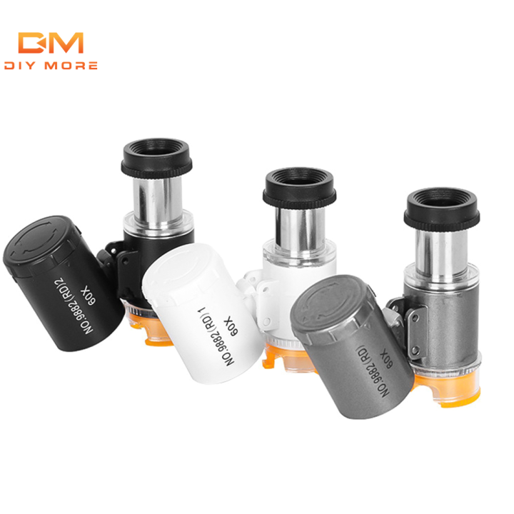 diymore 60X Mini Handheld Digital Microscope Adjustable Currency ...