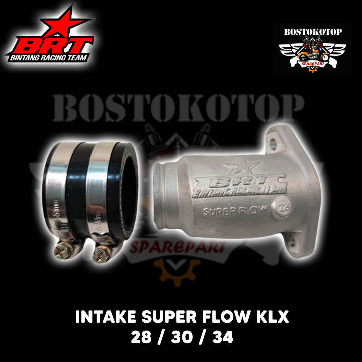 BRT Bintang Racing Team Intake Super Flow KLX150 KLX 150 D-tracker 150 Ukuran 28 30 32 34 mm ...