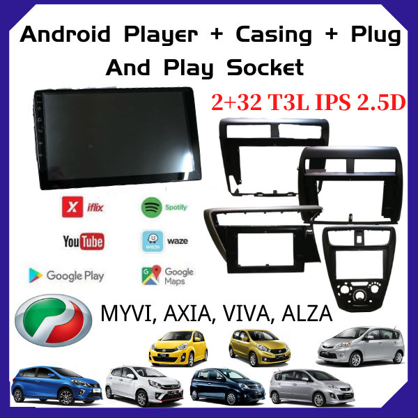 (ANDRIOD PLAYER COMPLETE SET) 9"/10" ANDRIOD PLAYER T3L IPS Screen All ...