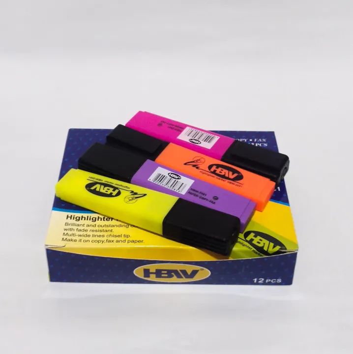 HBW Highlighters | Neon | 3mm | Random Color | Lazada PH