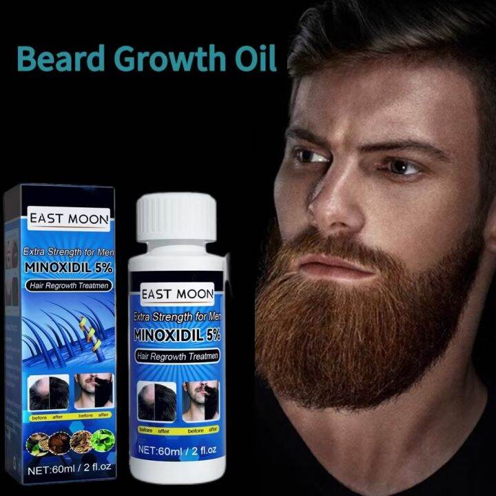 Hair and Beard Growth Fluid 60ML Men's Hair and Beards Prevented Thick and Fixed Hair Hair Care ...