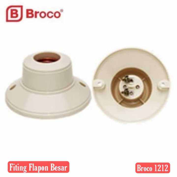 Fitting Plafon Broco Broco 1212 - Holder Lamp Broco Original | Lazada ...