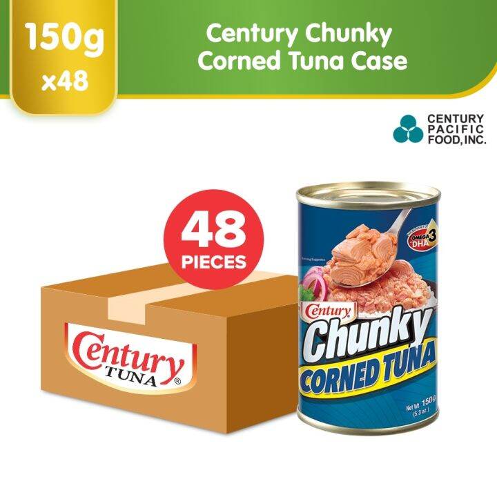 Century Chunky Corned Tuna 150g x48 | Lazada PH