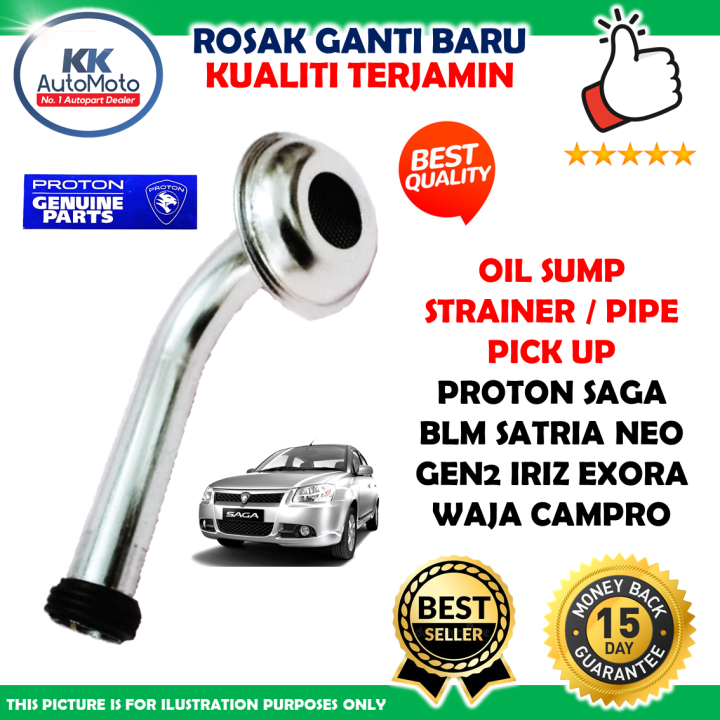 Original Genuine Proton Minyak Oil Sump Strainer / Pipe Pick Up ...