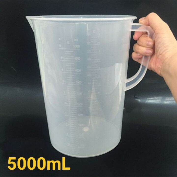 5Liter Plastic Beaker 5000ml (graduated) | Lazada PH