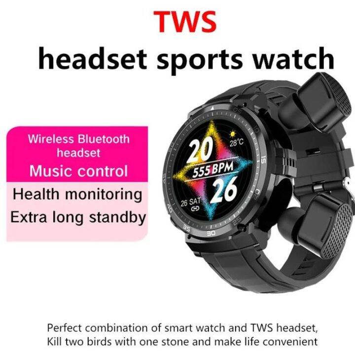 Smartwatch Touchscreen Waterproof Plus Headset Tws / Jam Pintar ...