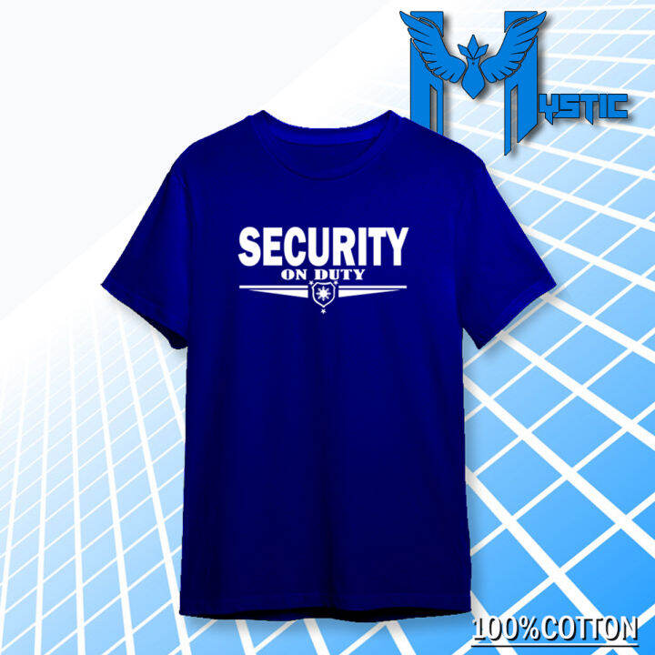 Security On Duty Security guard and Lady Guard Uniform Shirt Black White & Navy Blue Unisex Men ...