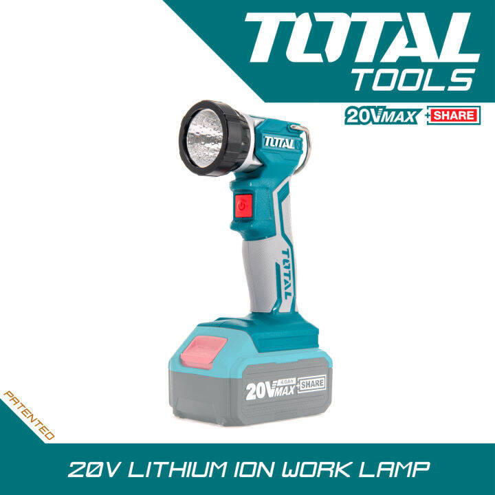 TOTAL TOOLS LITHIUM-ION WORK LAMP 20V (TWLI2001) | Lazada PH