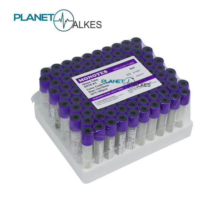 Tabung darah - EDTA 3ml - Vacutainer EDTA Blood Collection Tube Ungu ...