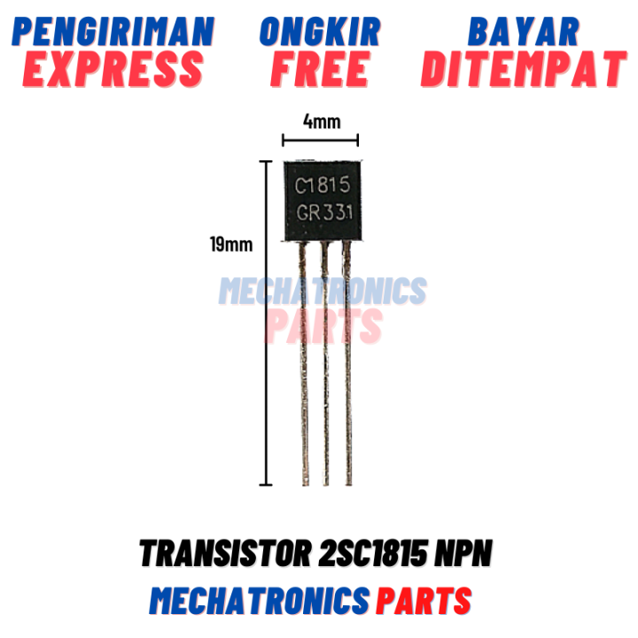 2 Buah TRANSISTOR 2SC1815 NPN TRANSISTOR | Lazada Indonesia