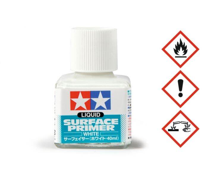 TAMIYA Liquid Surface Primer 40 ml (White, Paint Color Primer) | Lazada PH