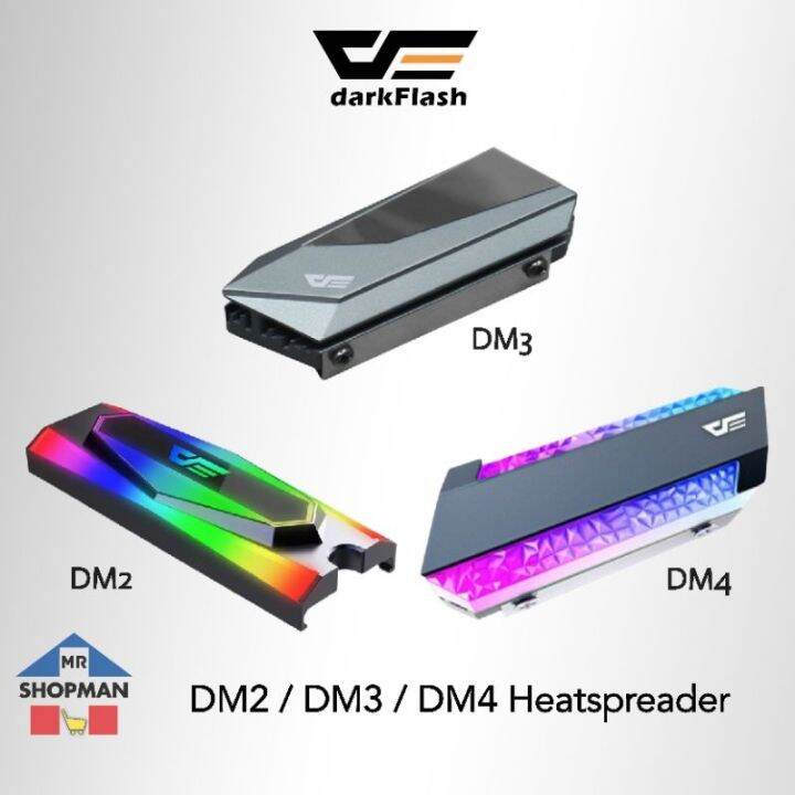 Darkflash DM2 DM3 DM4 Heatspreader Heatsink for M2 2280 SSD | Lazada PH