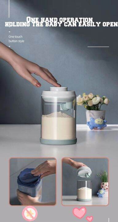 ANKOU Air Tight Milk Powder Container Milk Storage Container Powder ...