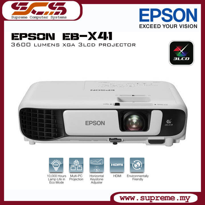 Epson EB-X41 XGA 3LCD Projector | Lazada