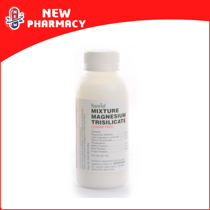 HOVID Magnesium Trisilicate Mixture (MMT) 120ml [Exp:08/24] | Lazada