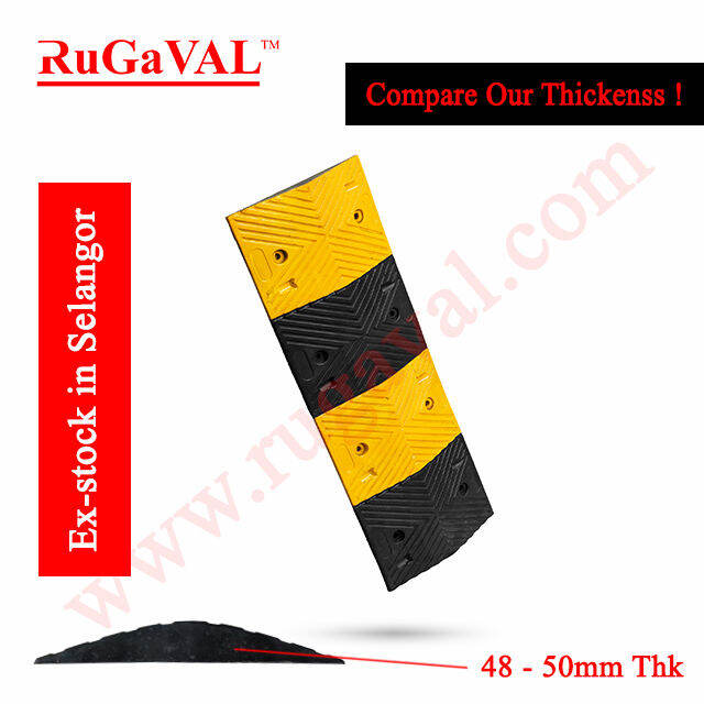 Road Hump, Road Bump,(Size:1000mm(L)x350mm(W)x50mm(Thk),Speed Hump ...
