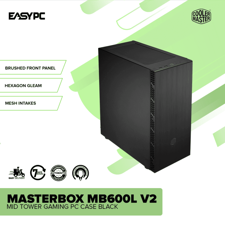 EasyPC | Coolermaster Masterbox MB600L V2 Mid Tower Gaming PC Case ...