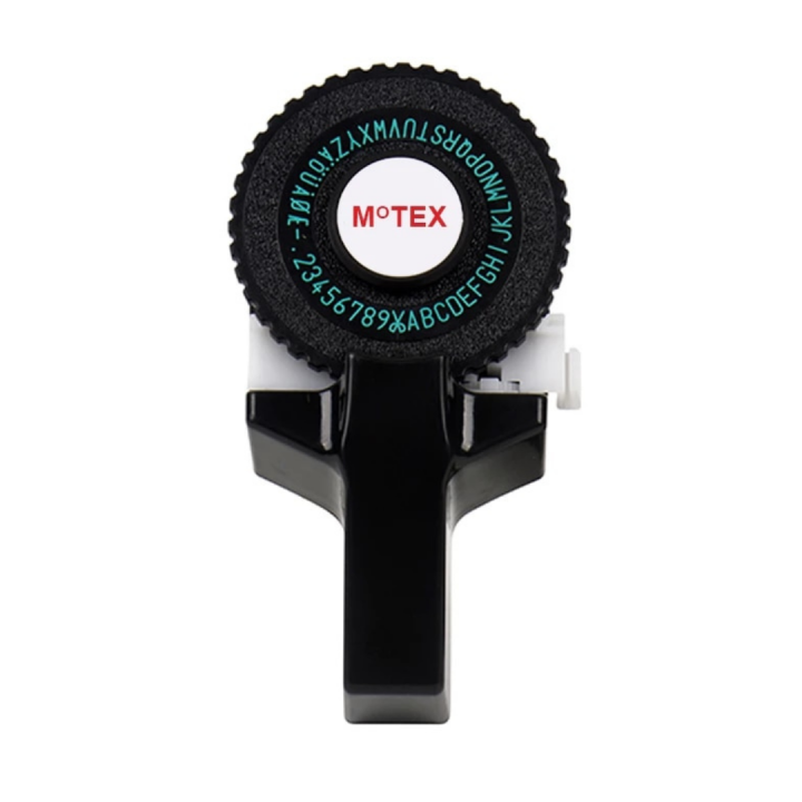 Original MoTEX Embossing Label Maker, Label Printer E101 (Black or Peach Pink) Made in South ...