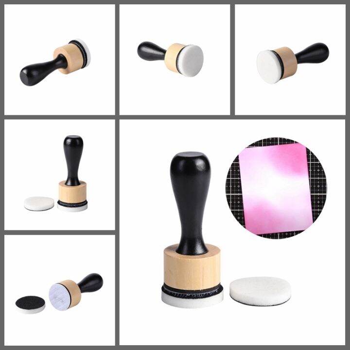 [hot] Ink Blending Tools with Round Foams Sponge Paint Tool Apply Inks ...