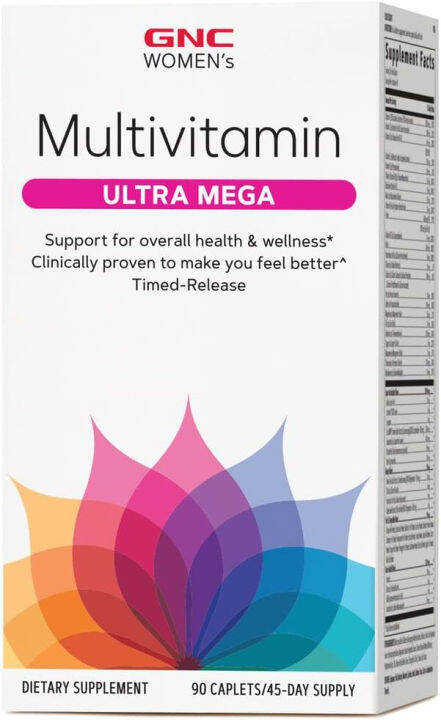GNC Women's Ultra Mega Multivitamin | Supports Overall Health and ...