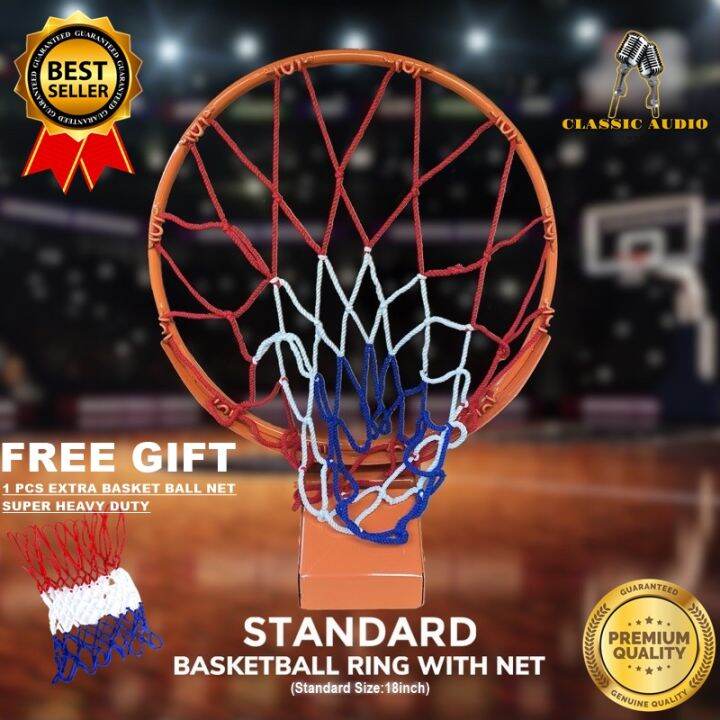 Basketball Ring Dunkable Basketball Hoops 10/12/14/15/16/18 INCHES with ...